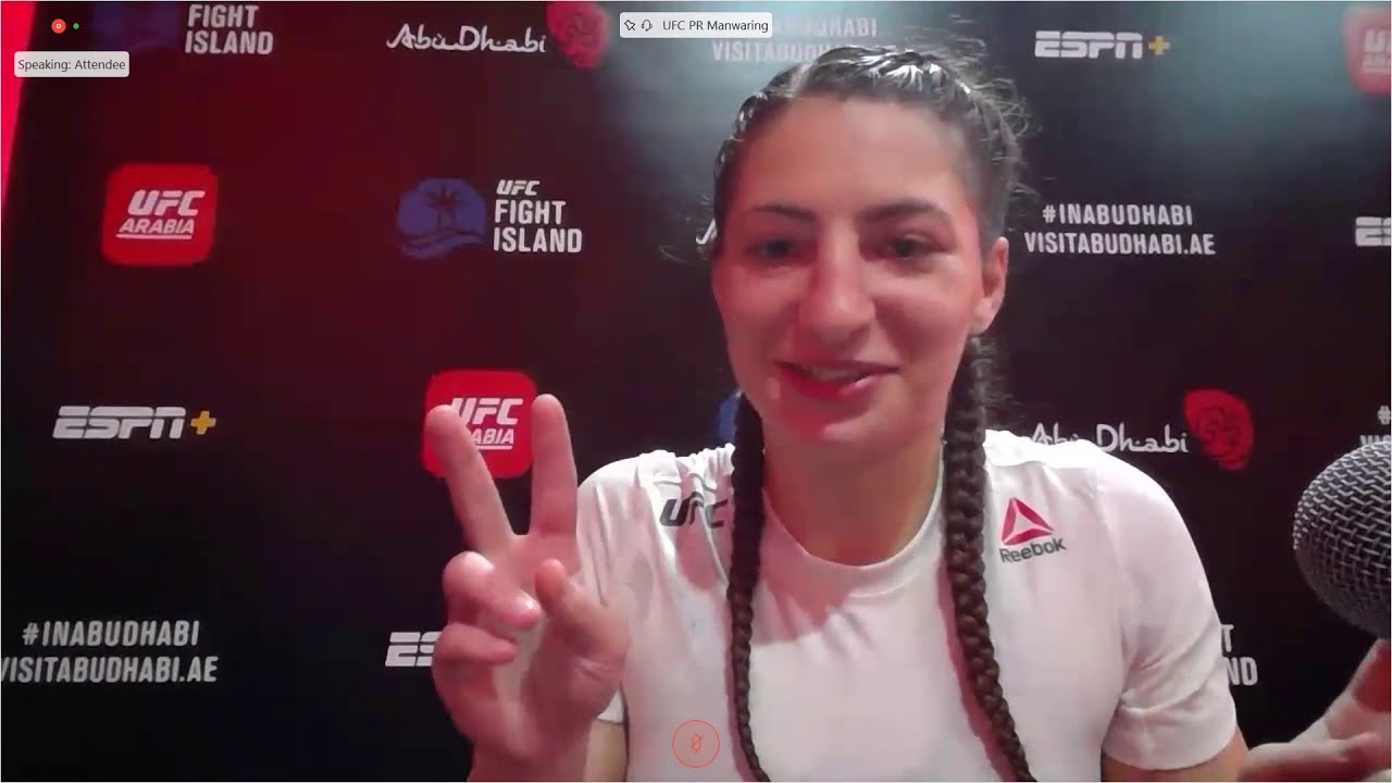 UFC Fight Island 1: Liana Jojua Discusses Her First UFC win - YouTube