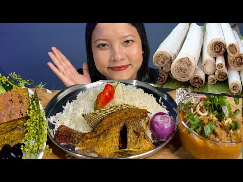 DELICIOUS TRADITIONAL DISHES 🔥🔥🔥BANANA STEM ERONBA(CHUTNEY) PAKNAM ...
