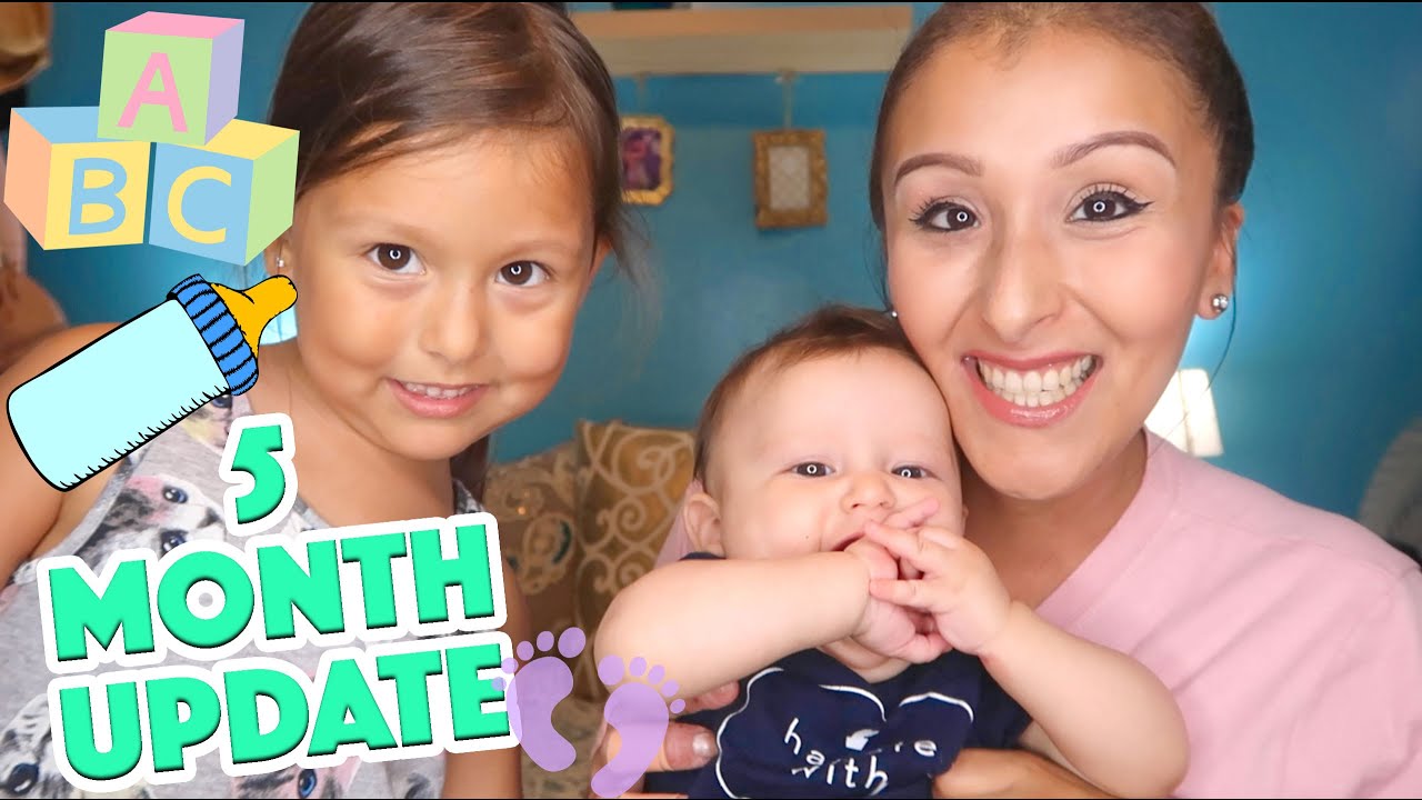5 MONTH BABY UPDATE!!! - YouTube