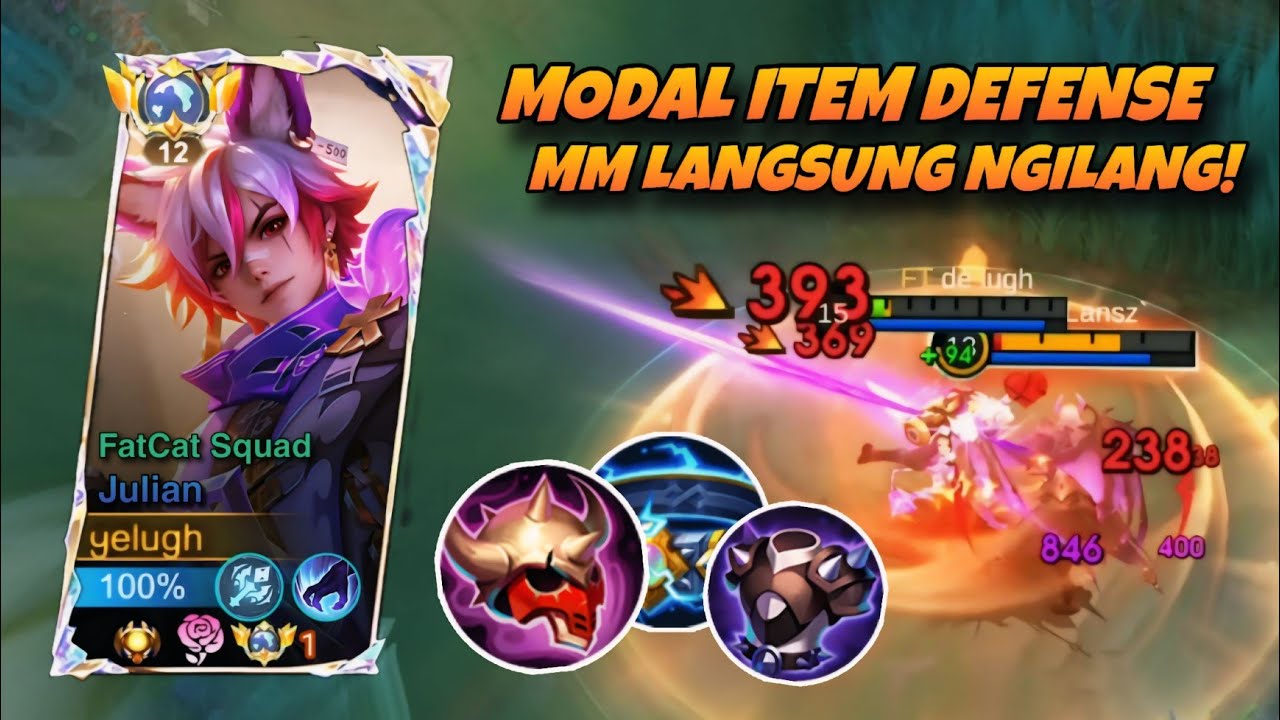 NGERI JUGA😱 NYOBAIN JULIAN BUILD TANK PAKE ITEM CURSED YANG ABIS ...