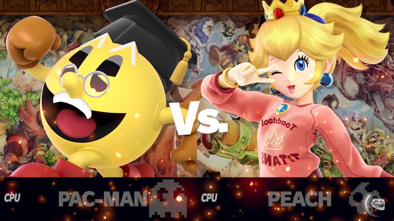GogetaSuperSaiyanBlue (PAC-MAN) vs keem | IKEA (Peach) | the worst game ...