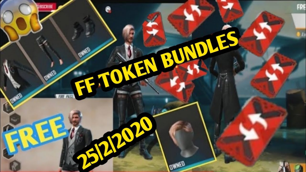 FF TOKEN BUNDLE//FREE FIRE NEW FF TOKEN BUNDLE OB 20 UPDATE// FREE FIRE ...