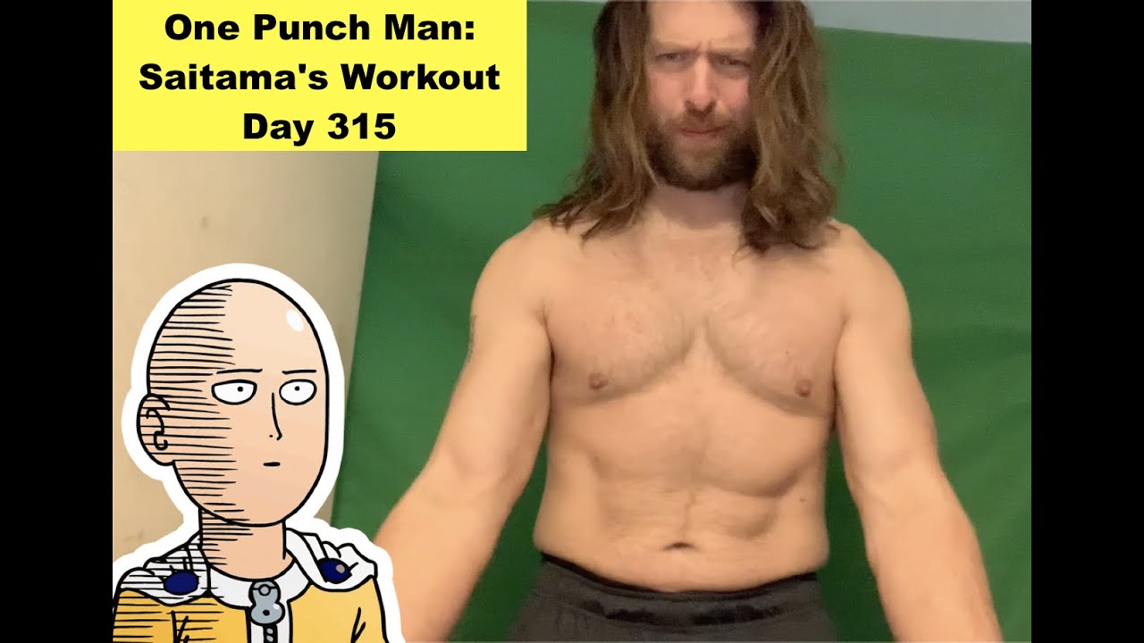One Punch Man: Saitama's Workout Day 315 - YouTube