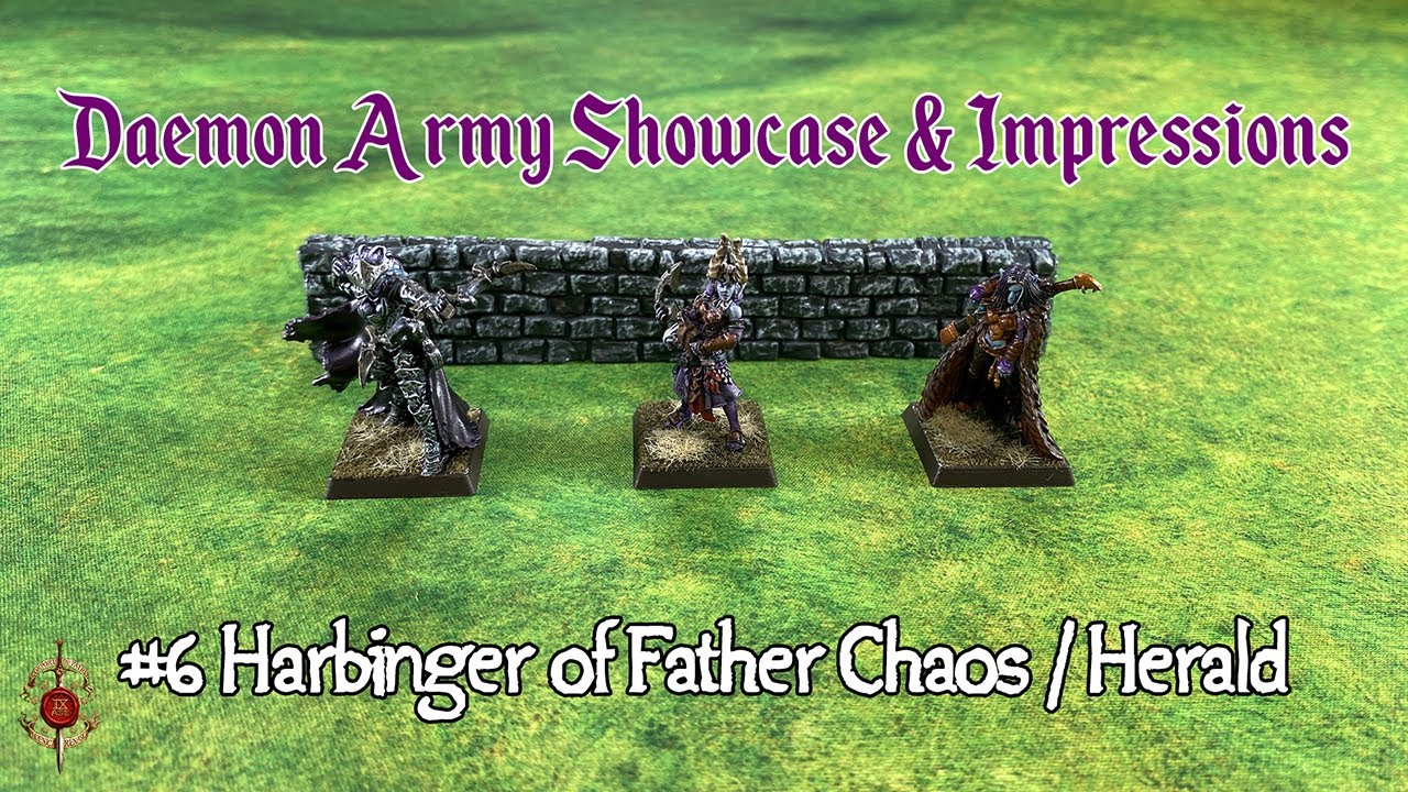 DRW - Building my Daemon army #6 - Harbinger of Father Chaos / Herald ...