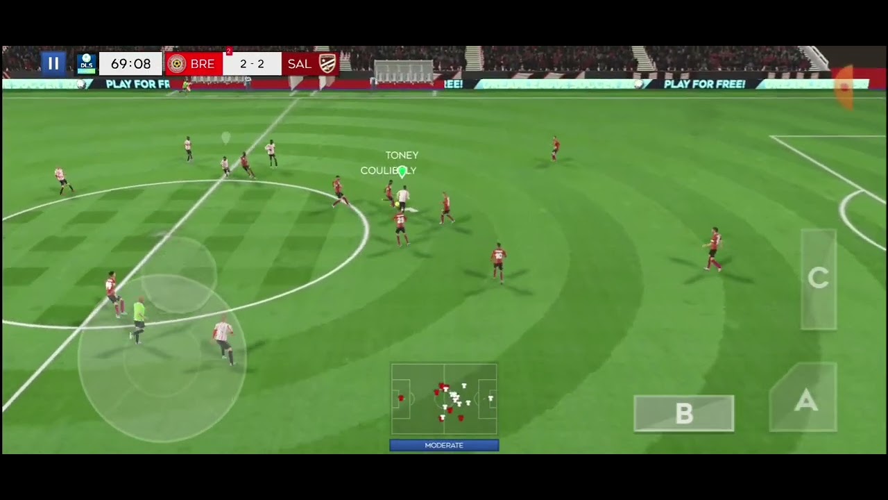 first time playing dls 23 - YouTube