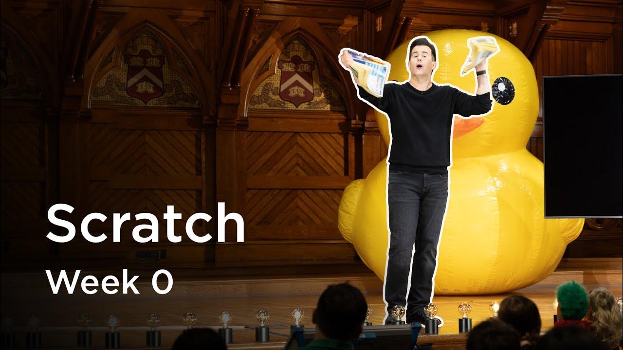 CS50 Fall 2024 - Lecture 0 - Scratch (live, unedited) - YouTube