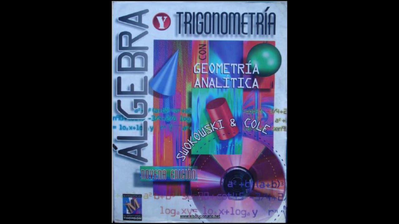 LIBRO Algebra y Trigonometria con geometria analitica, 9na Edición ...