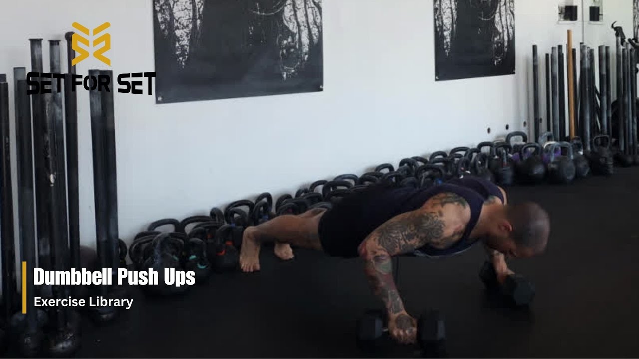 Dumbbell Push Ups | SFS Exercise Library - YouTube