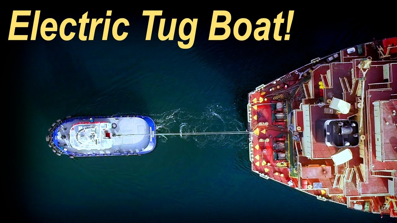 Zero Emission Electric Tug Boat: ZEE TUG 30 - YouTube