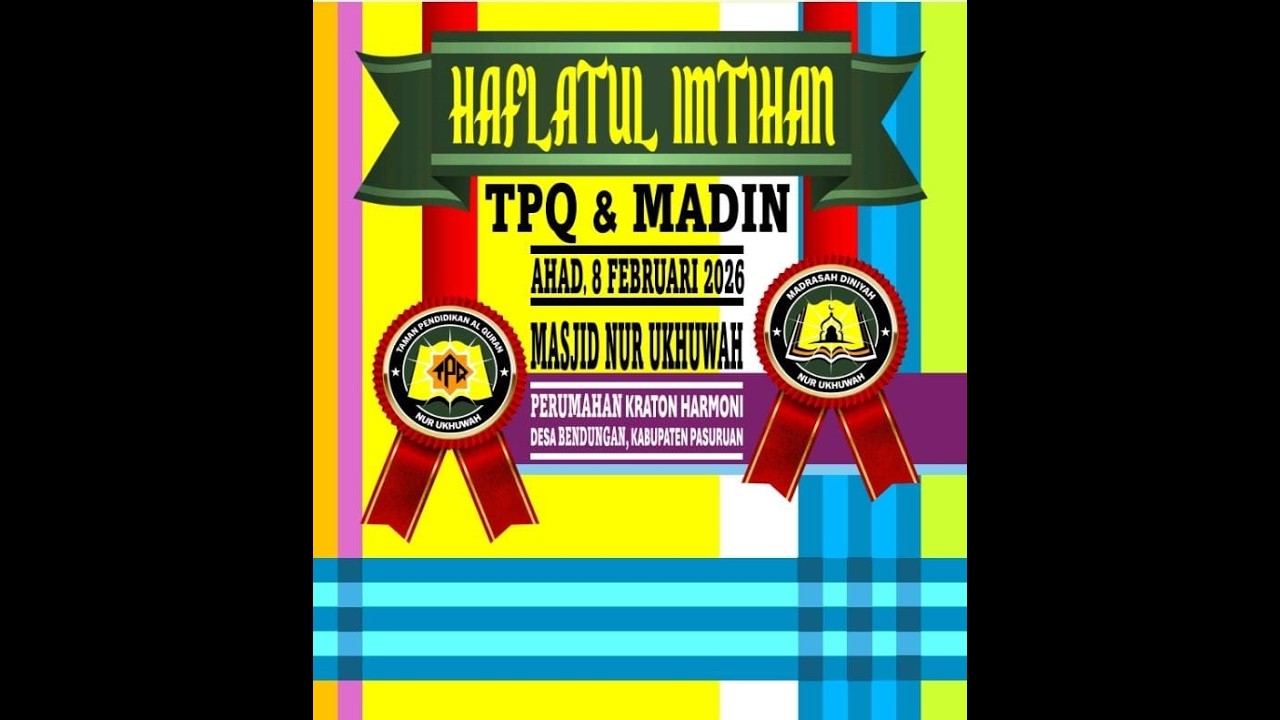 HAFLAH TPQ MADIN NUR UKHUWAH - YouTube
