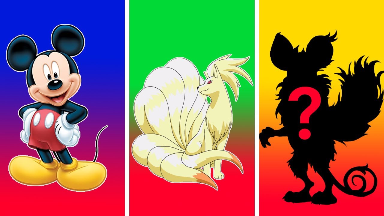 Mickey Mouse Clubhouse + Pokémon Ninetales | Fusion Cartoon Art - YouTube