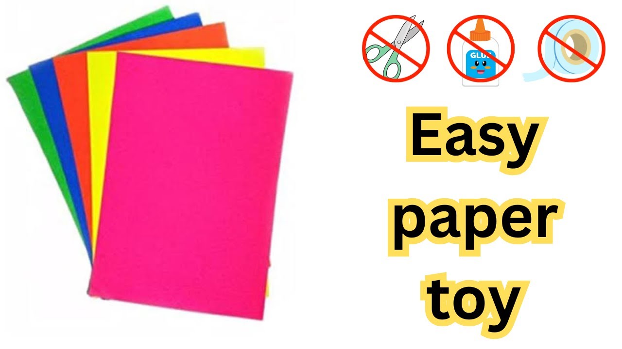 paper toys/paper toys easy no glue/paper toys easy/paper toys making ...