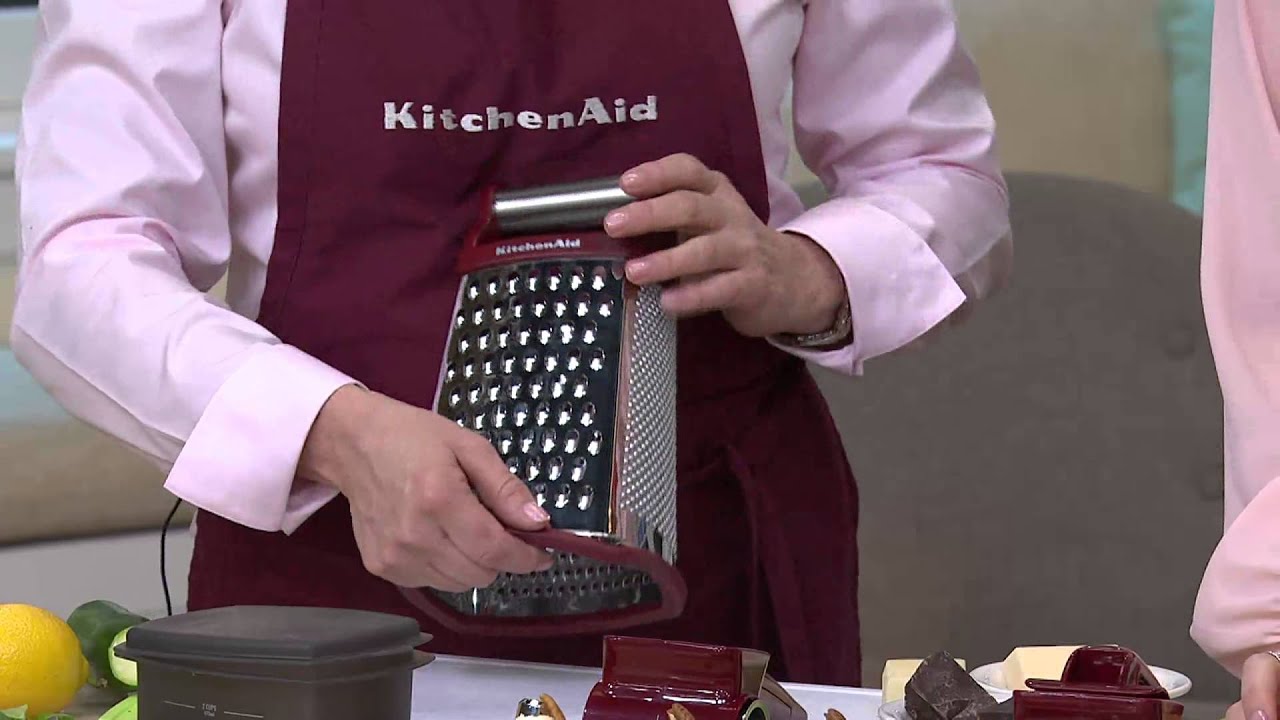KitchenAid Gourmet Box & Multi-Barrel Rotary Grater Set with Stacey ...
