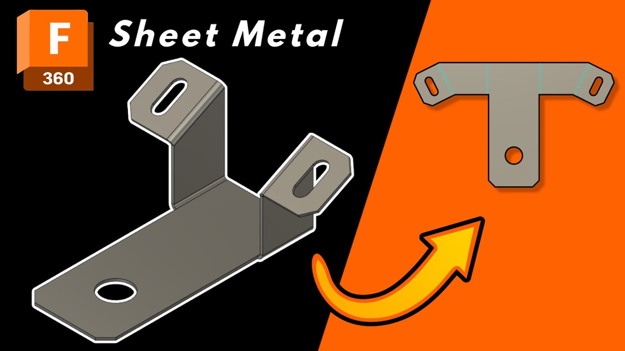 Autodesk Fusion 360 : Sheet Metal - YouTube