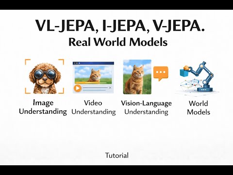 Yann LeCun JEPA Models: VL-JEPA, I-JEPA, V-JEPA. Real World Models. Nvidia Cosmos. AI Thinking LLMs