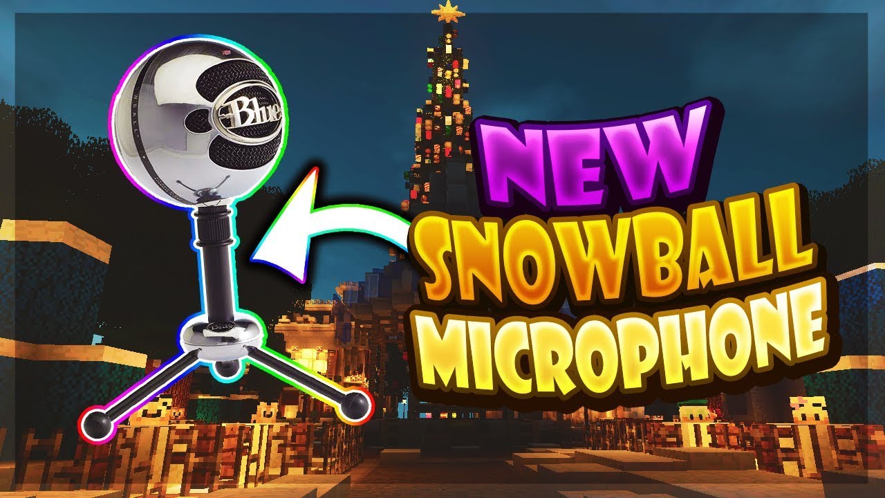 My New Blue Snowball Microphone!! - YouTube