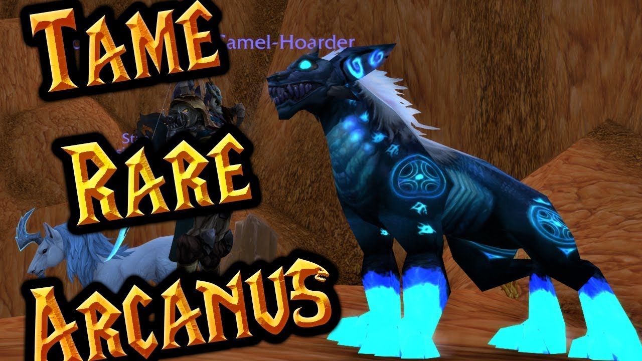 How To Tame Arcanus | Rare Blue Dog Spawn - Patch 8.3 August 2020 ...