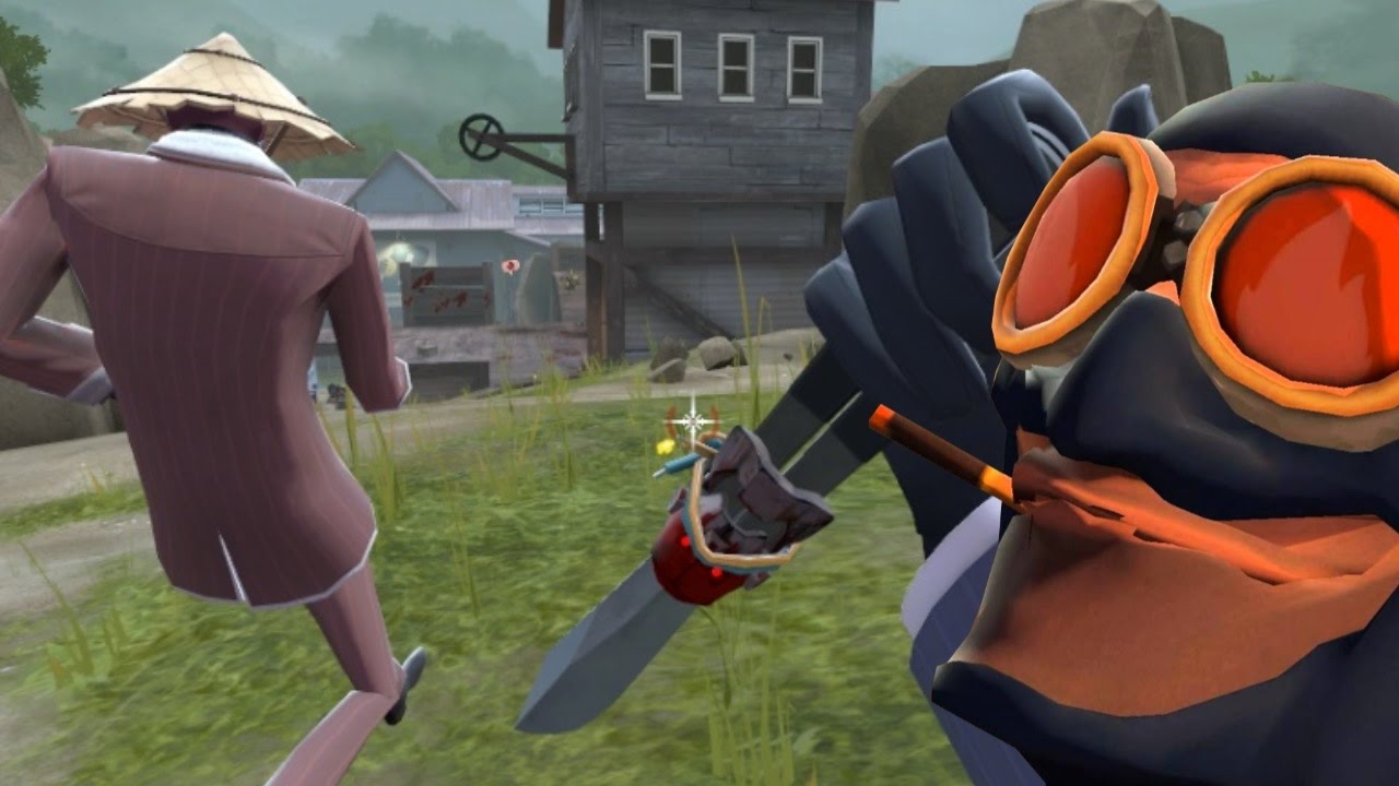 Errando uns backstab de spy | TF2 - YouTube