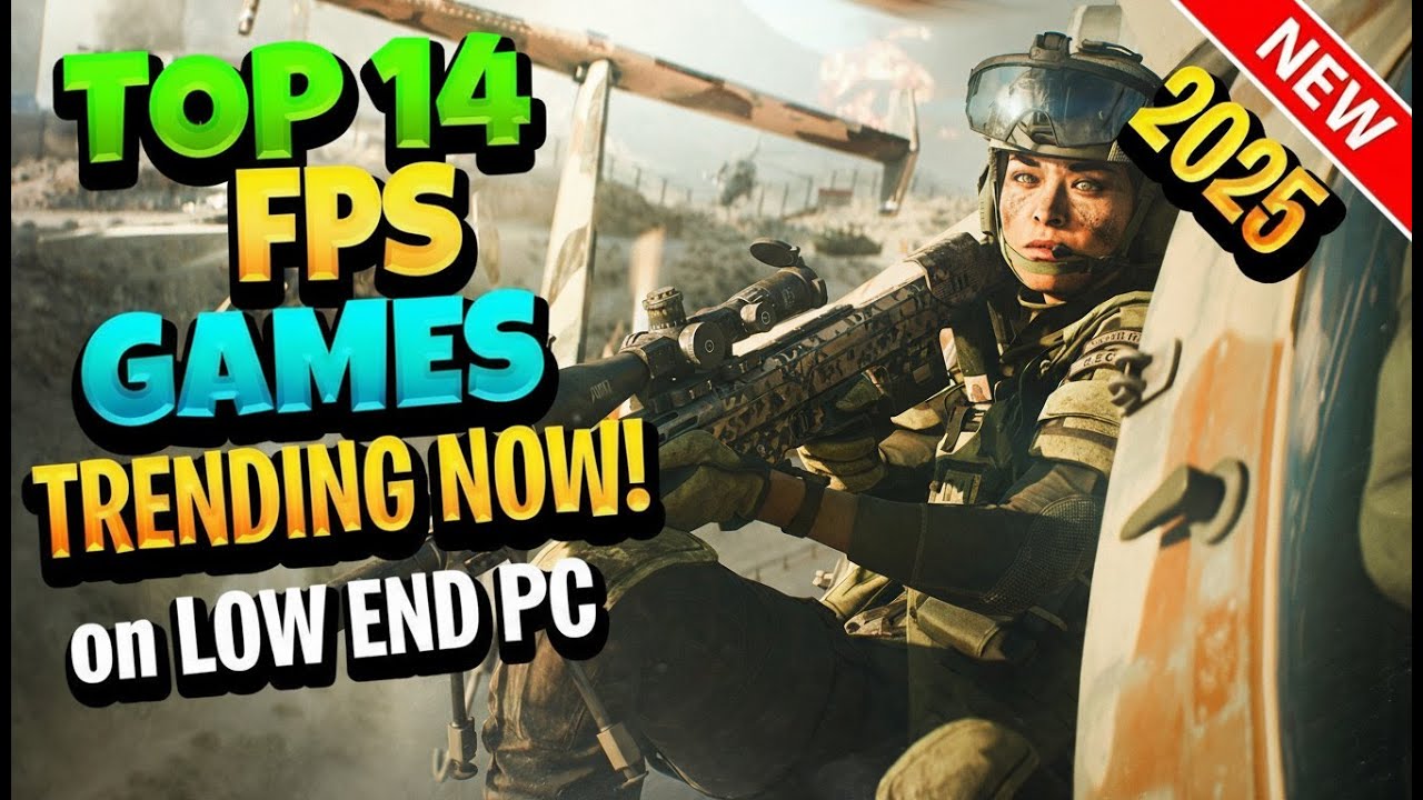 BEST FPS Games for Low-End PCs in 2025! 🔥 (Run Smoothly on Budget ...