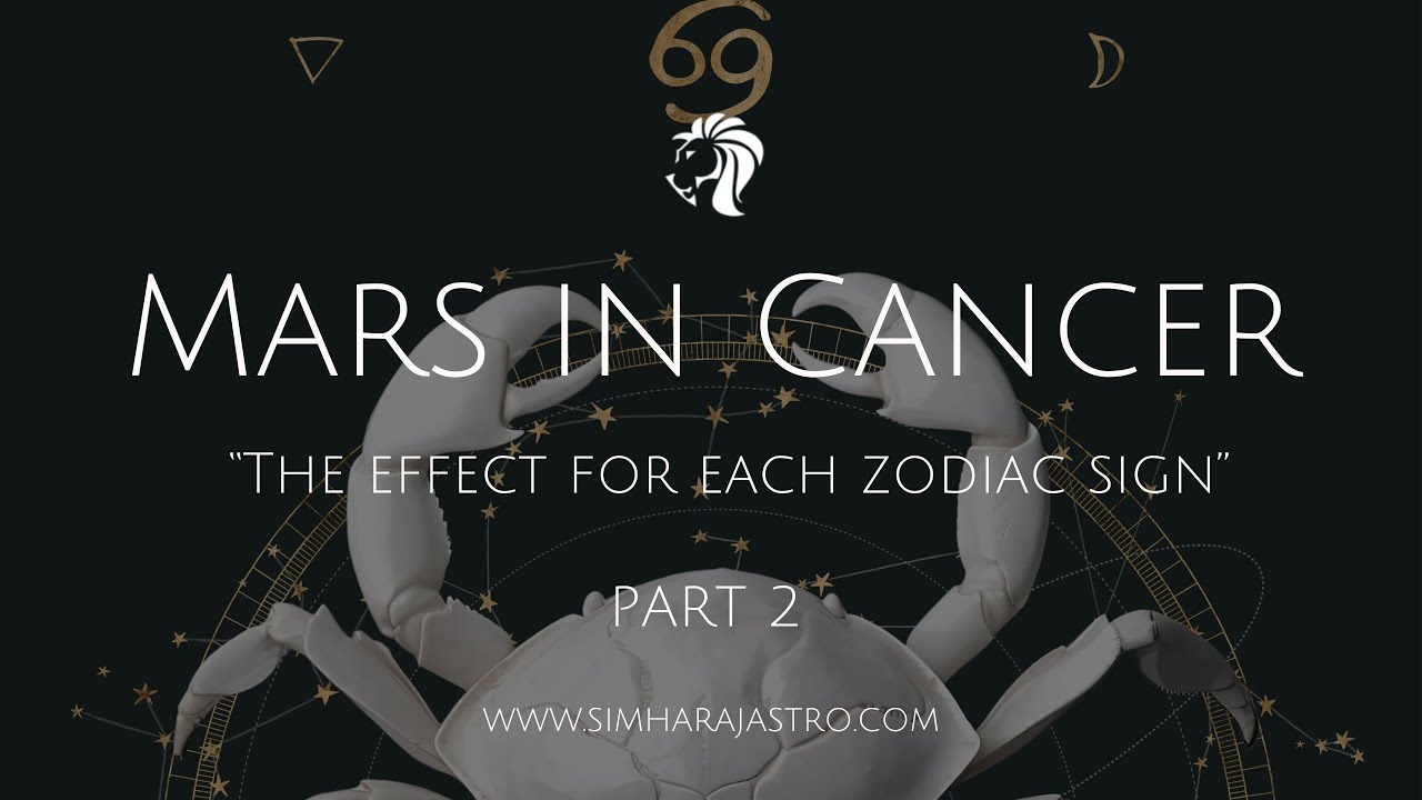 Mars in Cancer (For Each Zodiac Sign) - YouTube