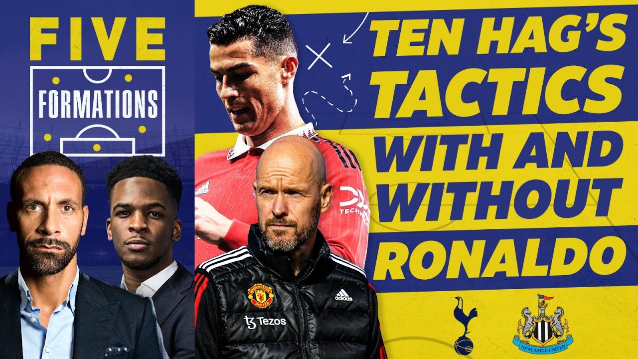 Ten Hag's Tactics With And Without Ronaldo. FIVE Formations - YouTube