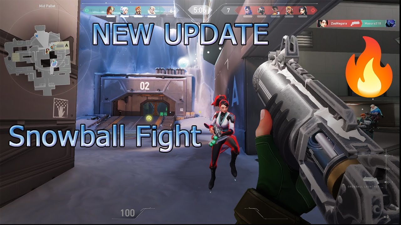 Valorant Snowball fight is back - YouTube
