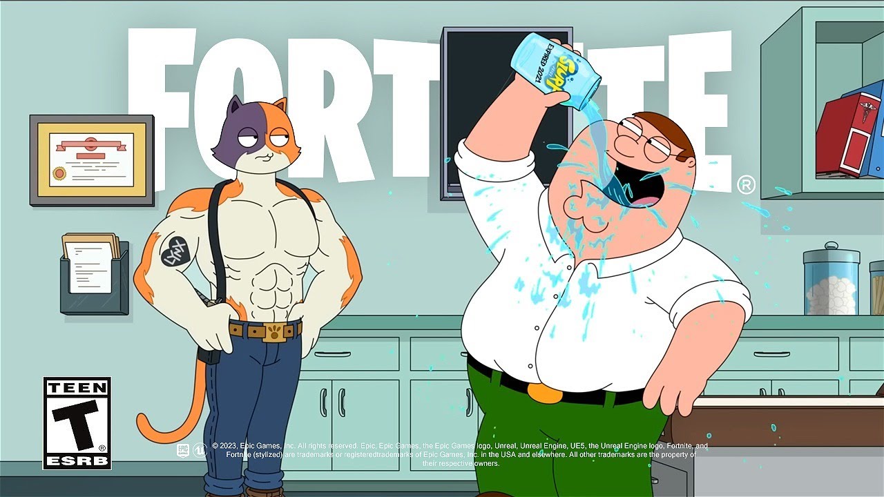 Peter Griffin Joins Fortnite Official Trailer - YouTube