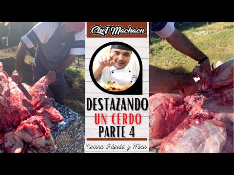 Destazando un cerdo🐷🔪Parte 4 -  Retirar vísceras, lomitos, untos, espaldilla y lomos.