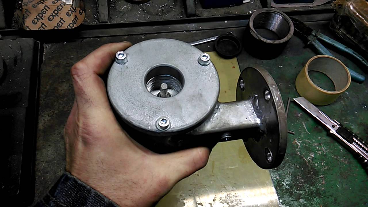 Tesla micro turbine with 4,5 kW AC generator. Микро турбина Теслы с ...