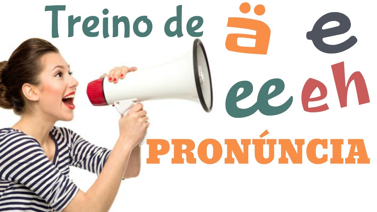 Diferentes pronúncias do E em alemão : e, ee, eh, ä - YouTube