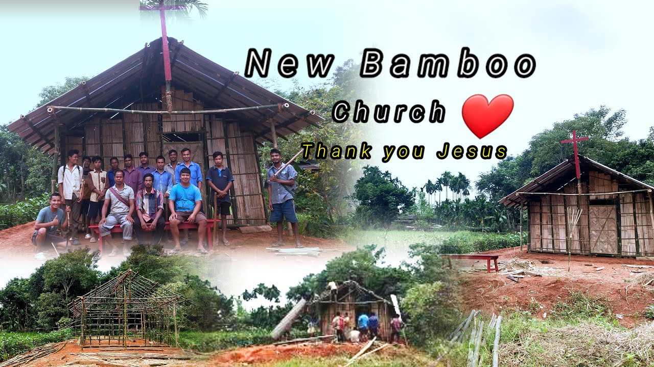 New Bamboo church ⛪️ #church #churchservice #jesus #jesuschrist - YouTube