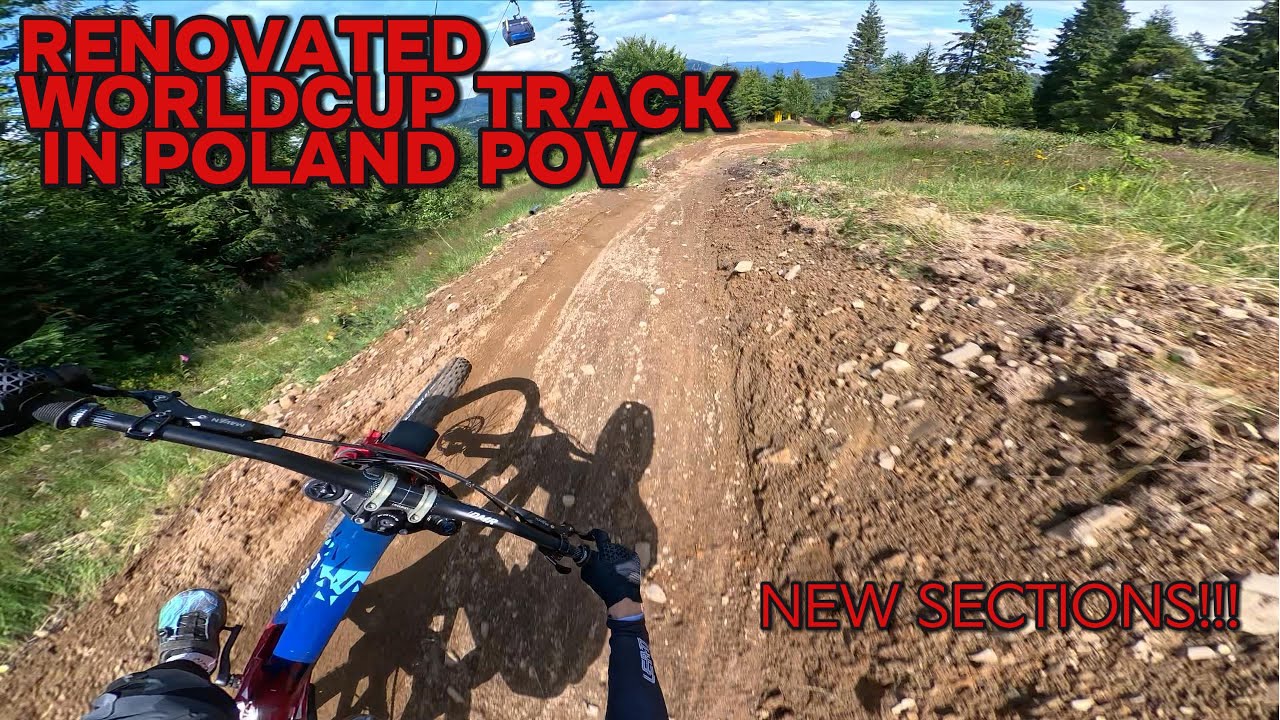 Poland DH World Cup Track | Fresh Lines & New Features! - YouTube