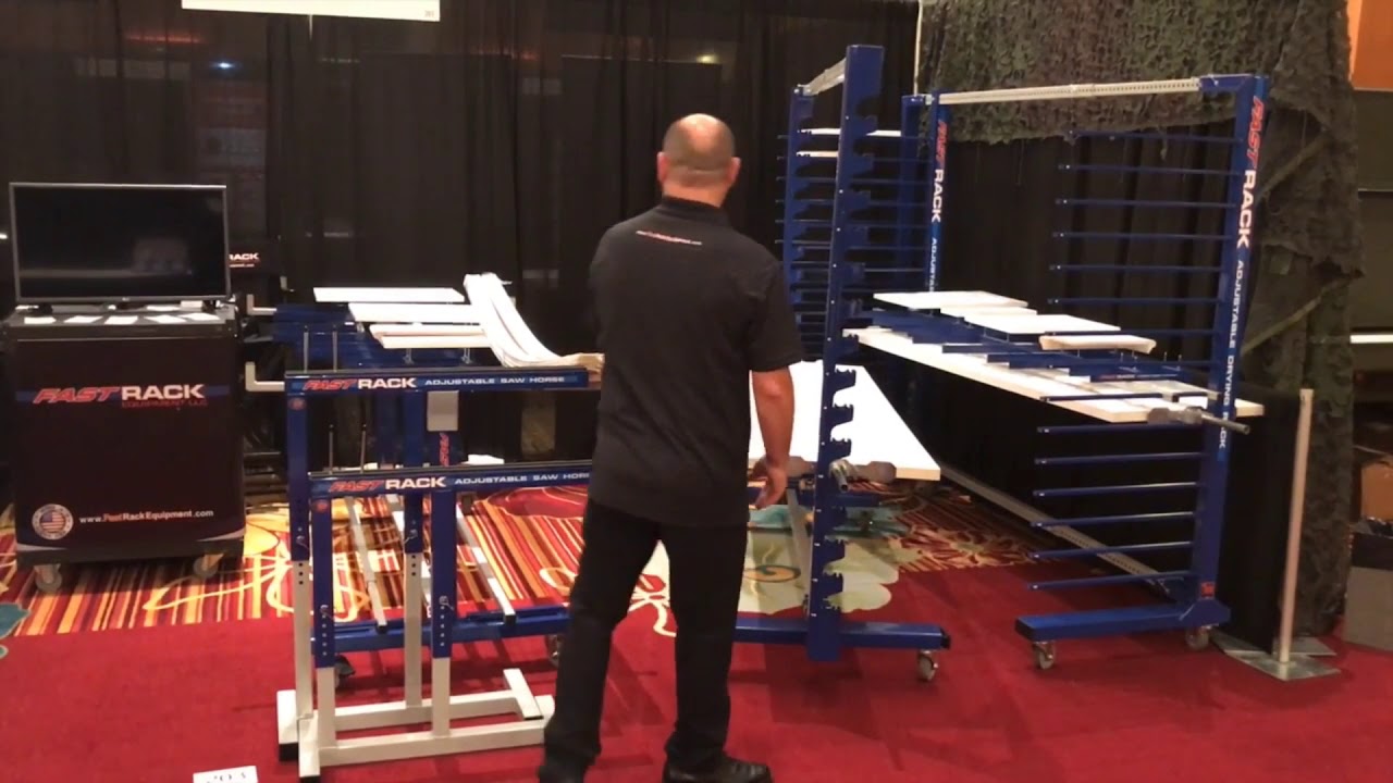 Paint Spray Drying Rack Systems - Full Product Line Demo - YouTube