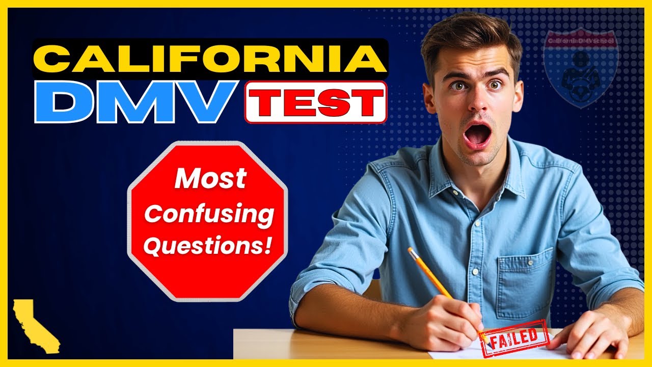 California DMV Test Questions — 98% Fail These Questions! - YouTube