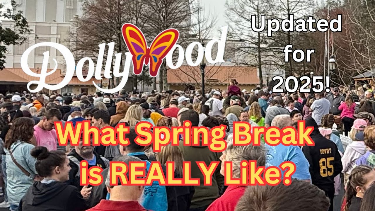 Dollywood Spring Break Saturday Chaos! | Ride Wait Times, Crowds ...