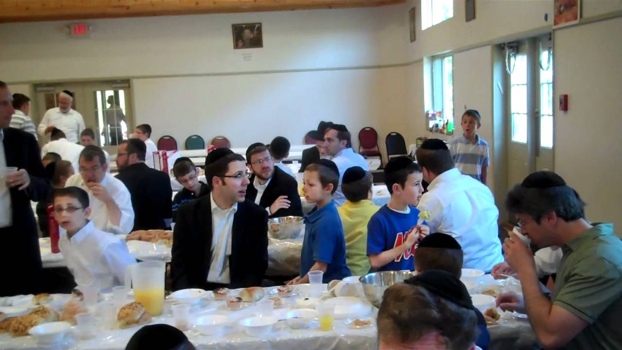 Camp Agudah Day Camp Father-Son Breakfast 7-17-11 - YouTube