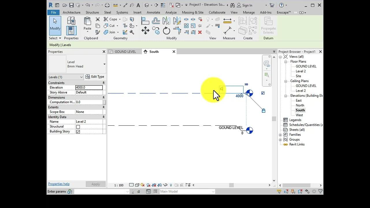 HOW TO CREATE LEVELS IN REVIT - YouTube