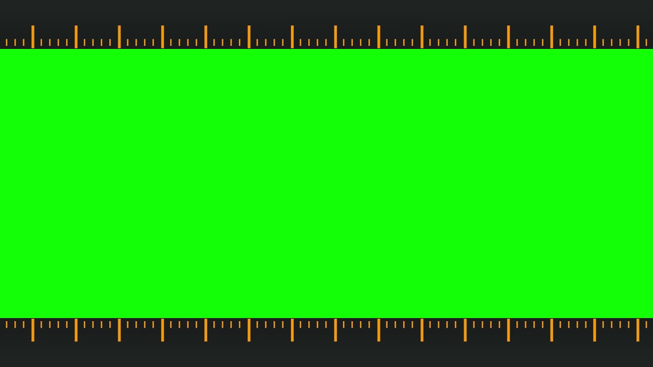 ruler border overlay green screen - YouTube