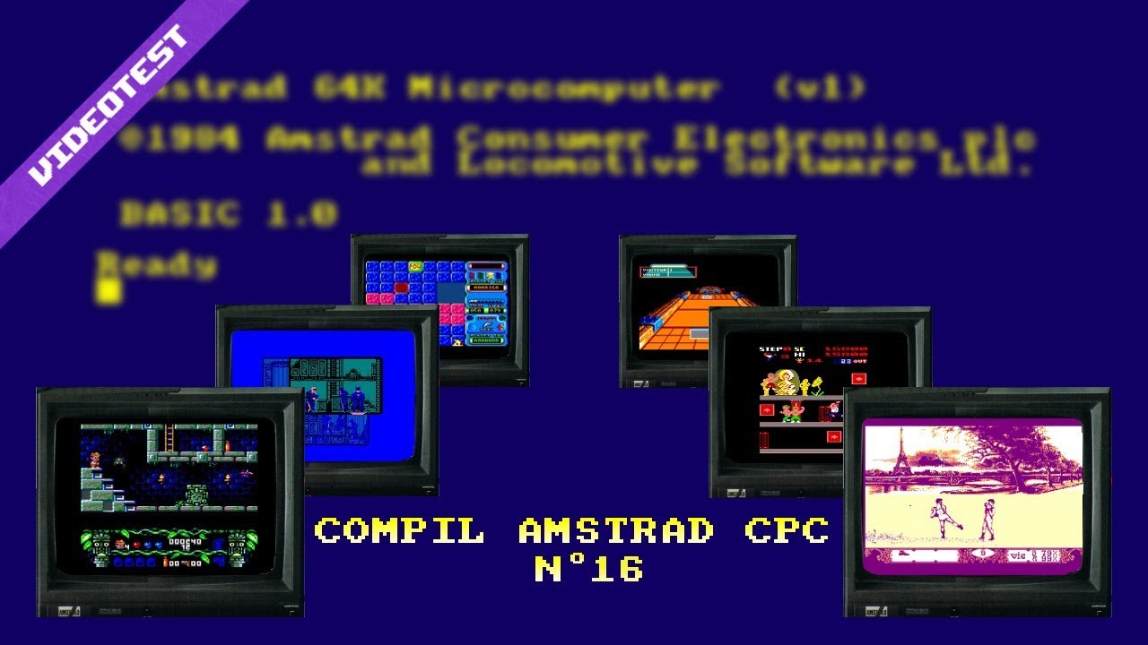 [VideoTest] Compil Amstrad CPC N°16 - YouTube