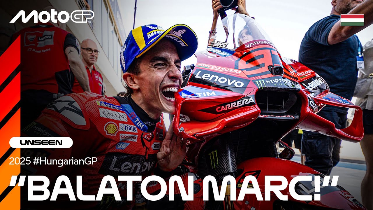 The UNSEEN bits of Marc Marquez' perfect Sunday 💯 | 2025 Hungarian GP ...