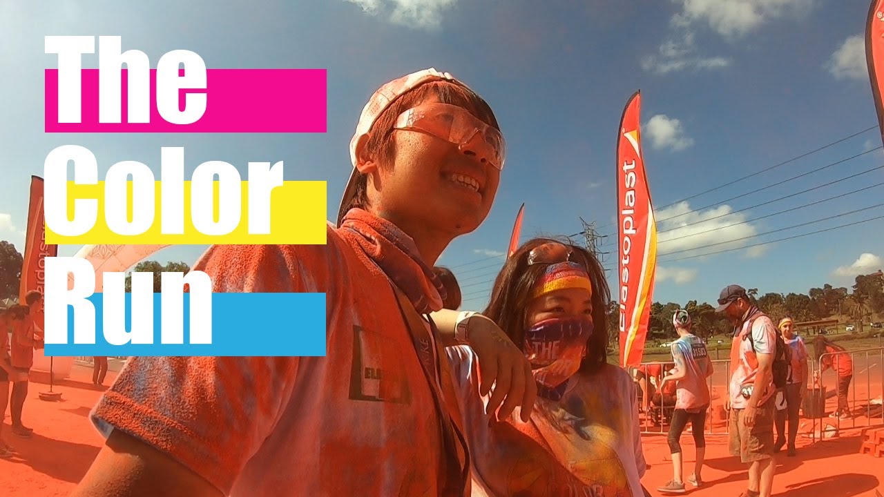 The Color Run in Melbourne 2019｜墨爾本彩色路跑｜Vlog｜科科和阿巧 - YouTube