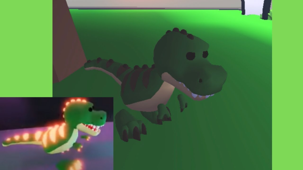 Trying to make neon t-rex in Adopt me (Roblox) - YouTube