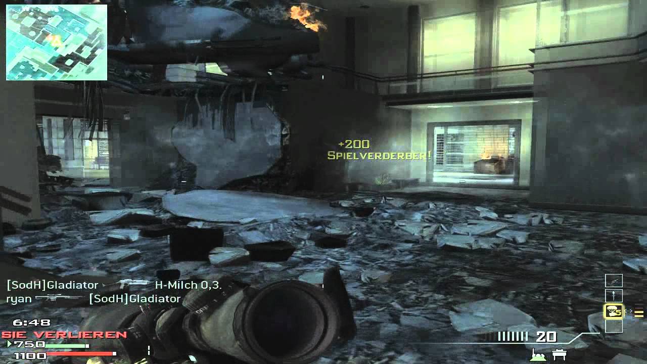 Call of Duty : MW3 Arkaden quickscope Rush ; 4k - YouTube