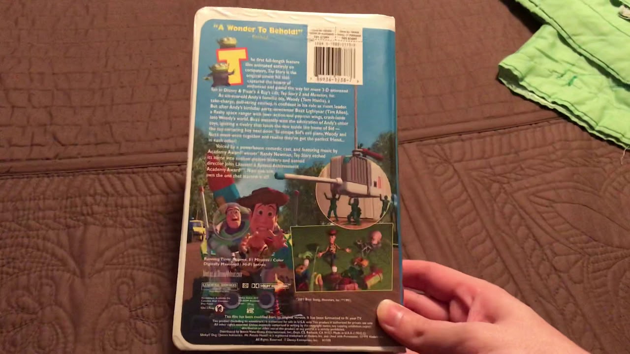Toy Story Special Edition VHS Overview - YouTube