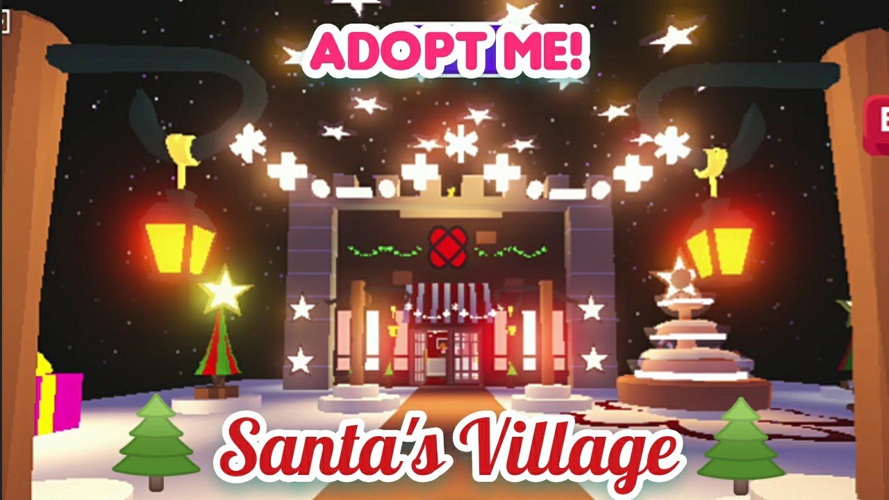 Adopt Me! 🎅Santa's Village🎅 Gingerbread House | Glitch Build - YouTube