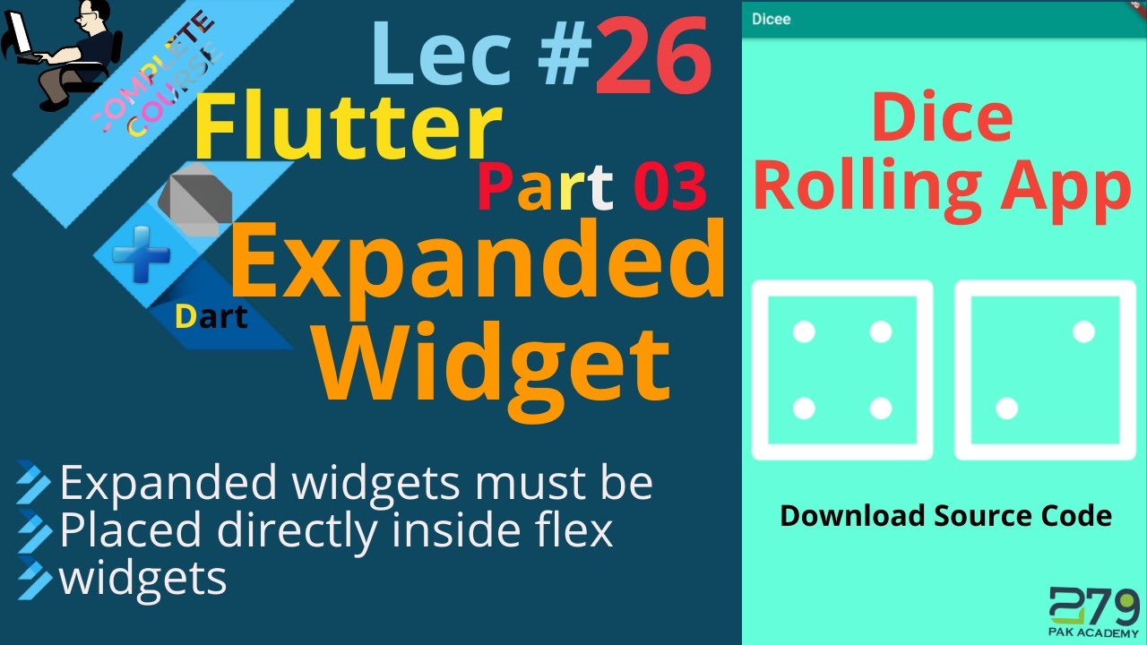 Flutter In Hindi Expanded Widgets Must Placed Directly Inside Flex Widgets Lec 26