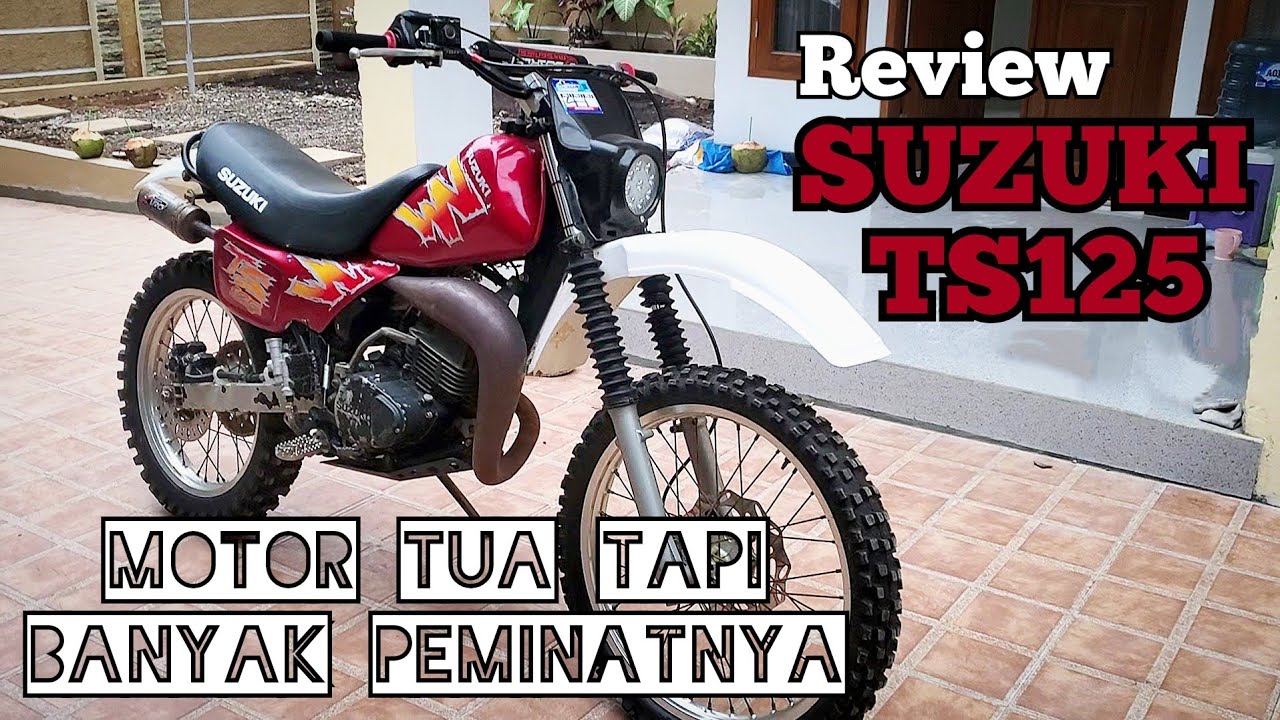 Review TS 125 Milik Dokter Lutfi, Motor Tua Tapi Enak Untuk Trabas, Merah Merona, , - YouTube