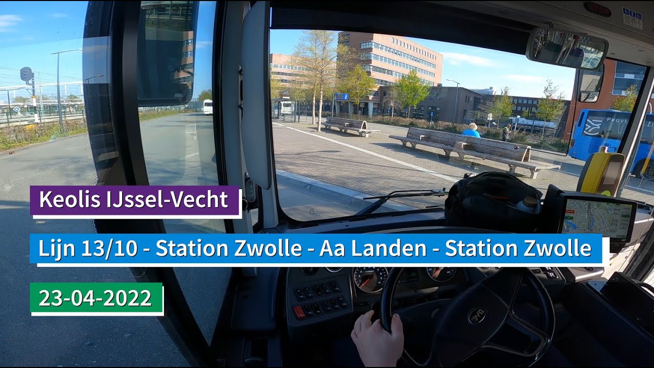 Keolis IJssel Vecht - Lijn 13/10 Zwolle Station - Aa Landen | Dutch Bus ...