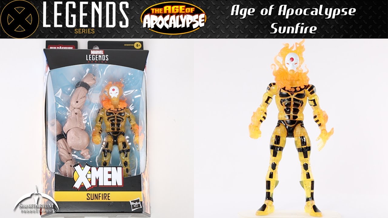 Marvel Legends X-Men Age of Apocalypse Sunfire Unboxing and Review ...
