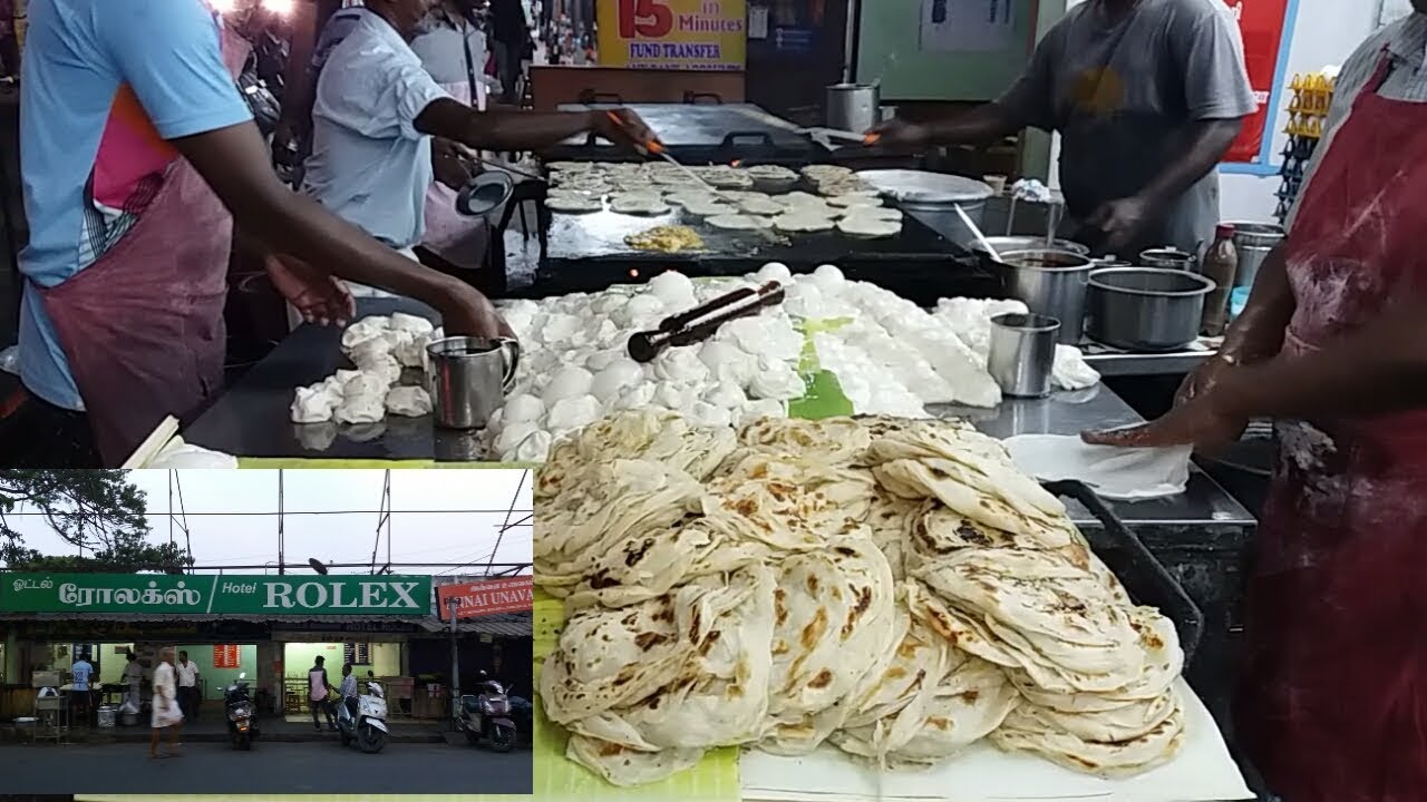 Famous parotta shop in Pondicherry | Street food in Pondicherry ...